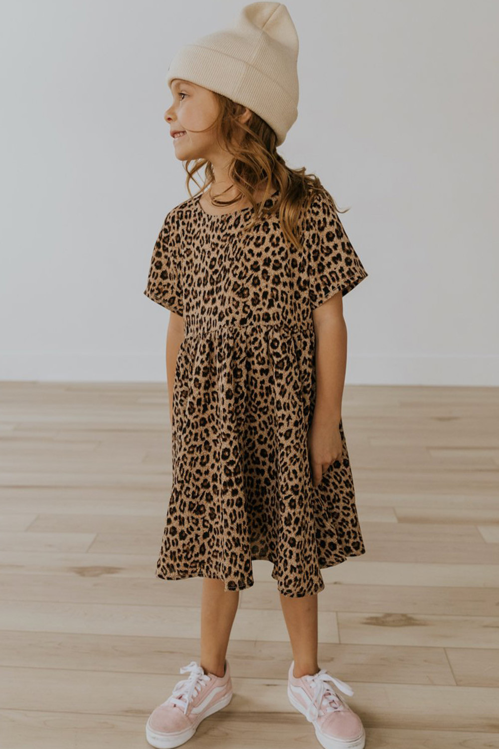 Wholesale Other Category, Cheap Mini Cheetah Print Little Girl Dress Online